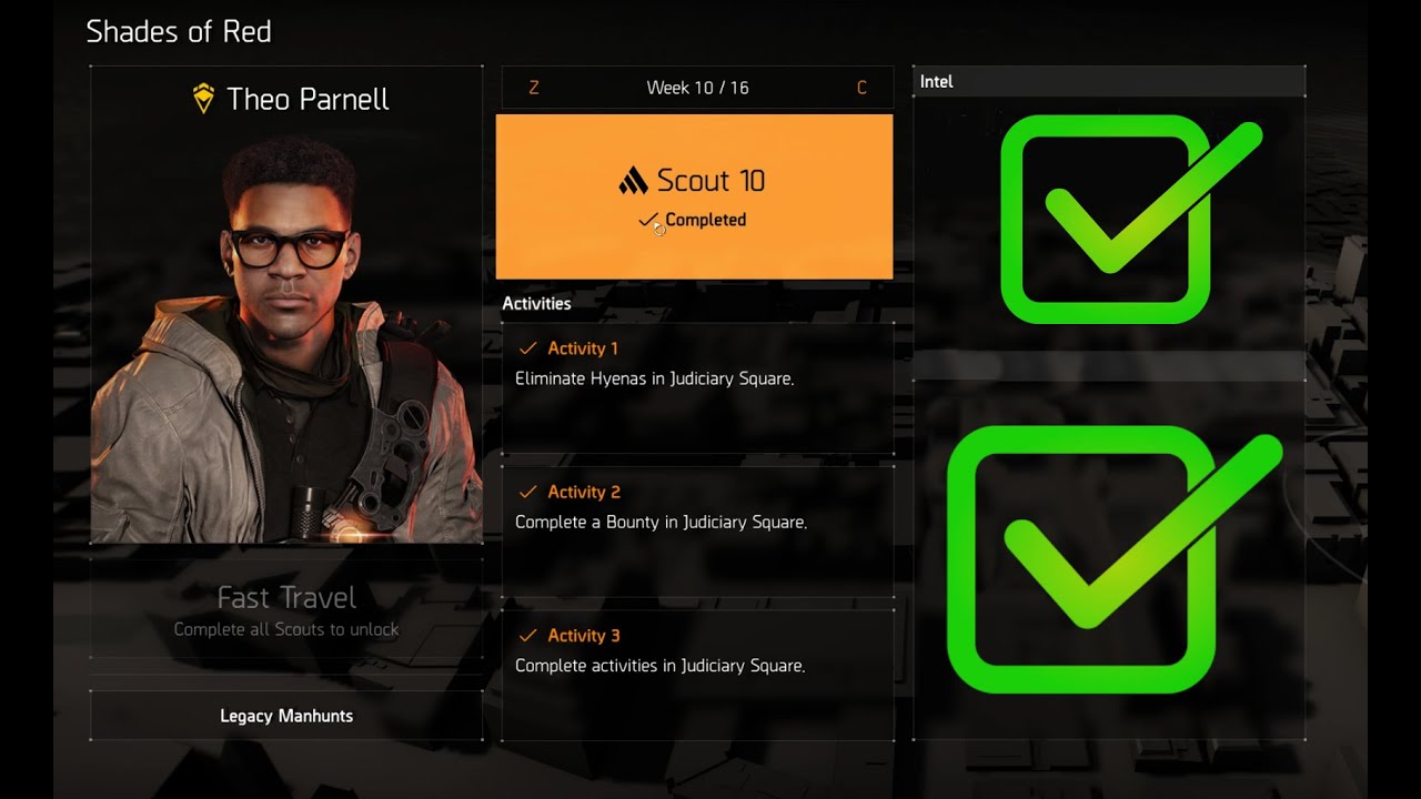 The Division 2 --- Shades of Red - SCOUT 10 walkthrough (1 mission, 1 ...