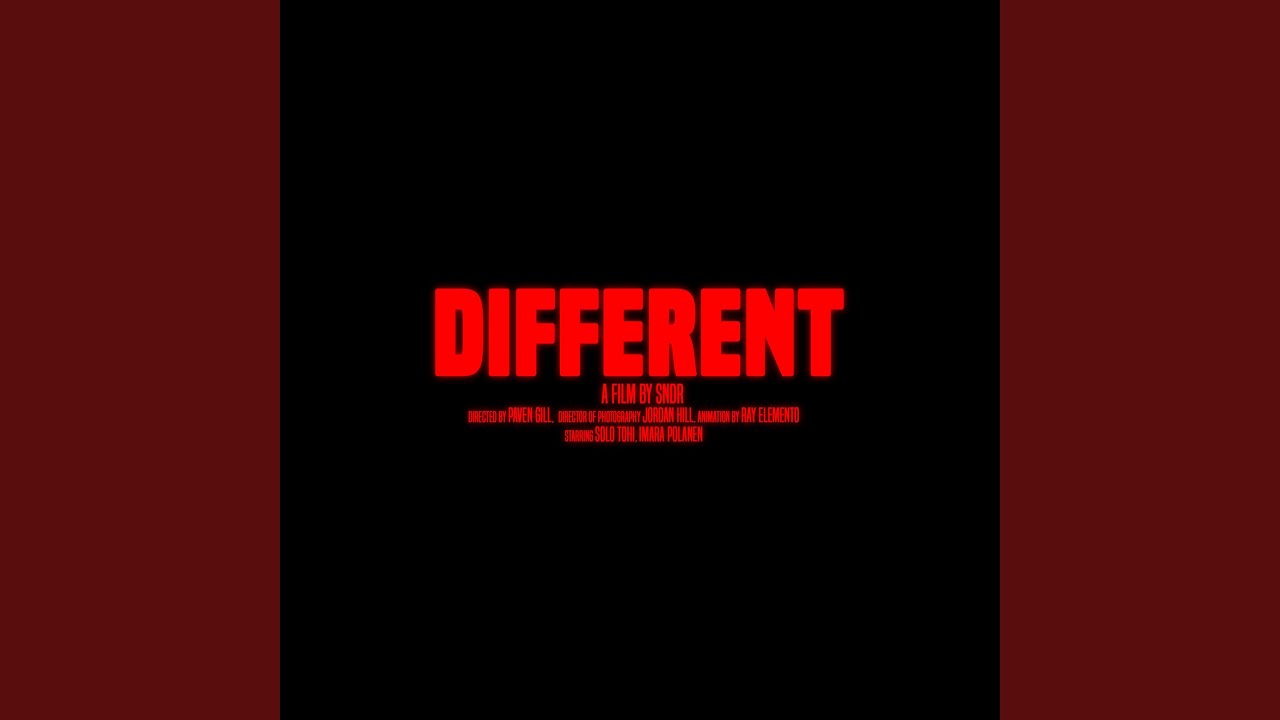 Different - YouTube