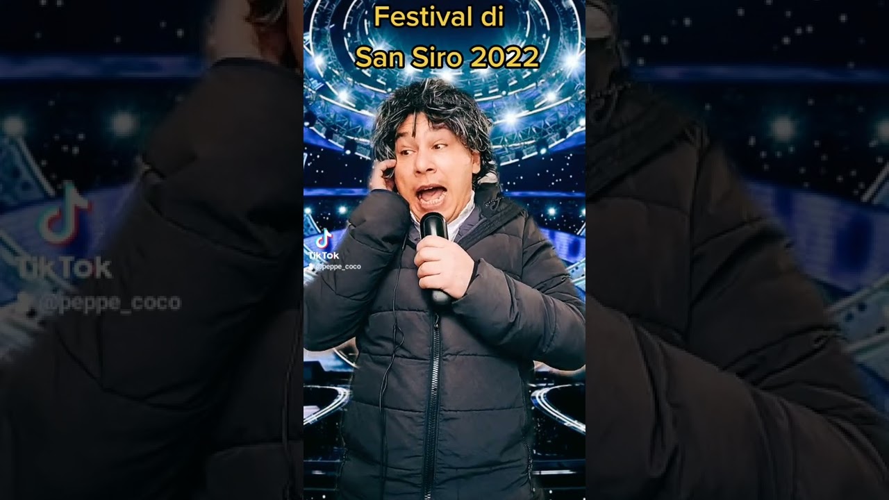 Festival di San Siro 2022: Simone Inzaghi canta "Spiaze" 🤣 - YouTube