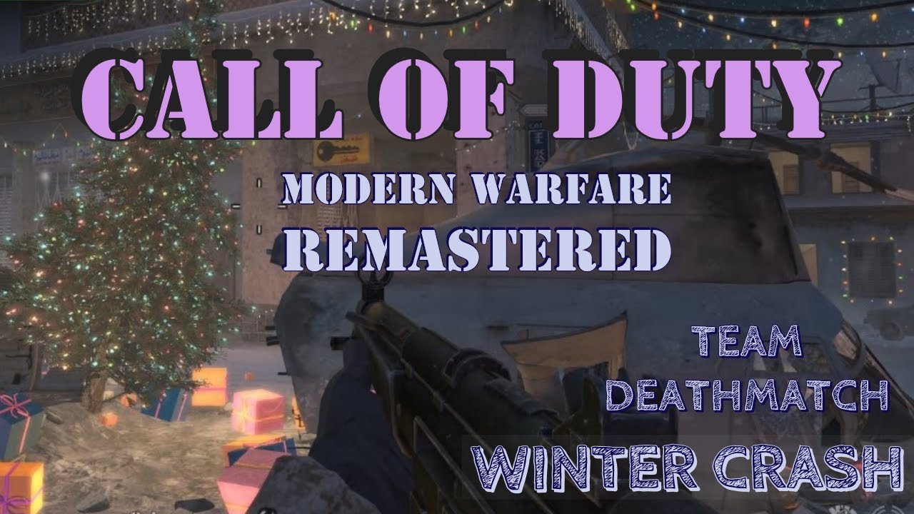 Call of Duty: Modern Warfare Remastered WINTER CRASH PS4 GAMEPLAY (NO ...