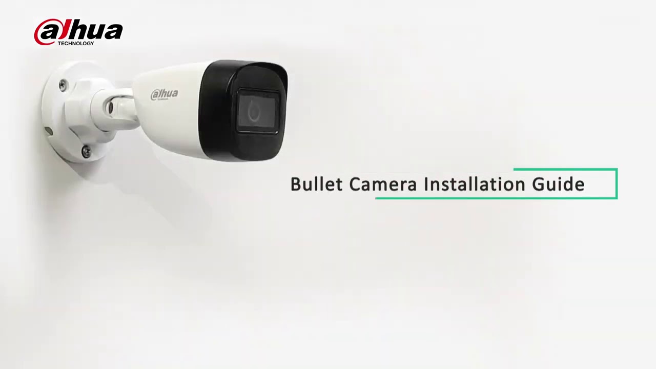 How to install Dahua HD cameras - YouTube