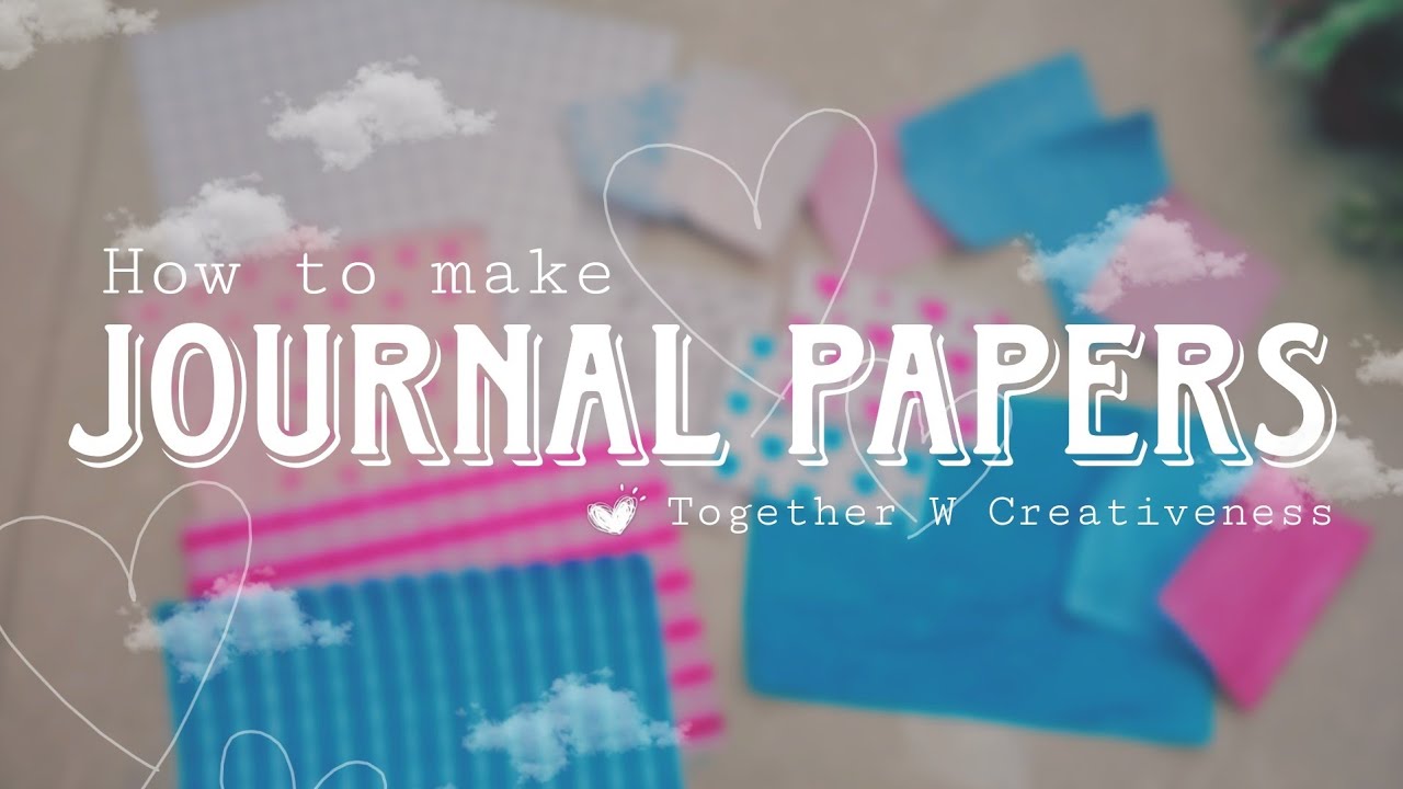 How to make journal paper | 9 different pattern papers | Normal paper ...