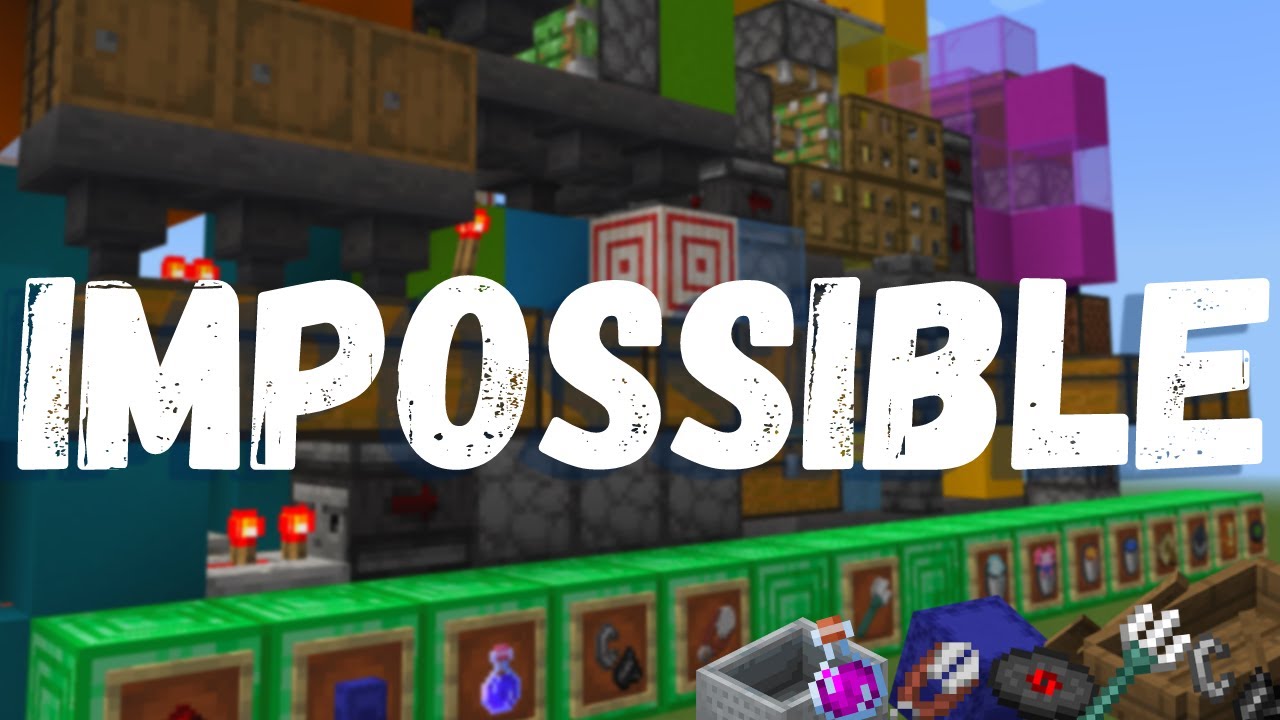 Sorts ALL Non-Stackable Items POSSIBLE | Minecraft Bedrock 1.18/19 ...