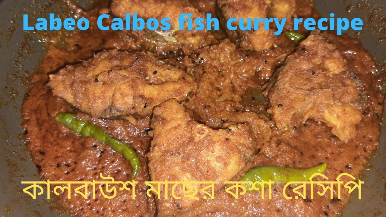 KALBOUS FISH CURRY /কালবাউস মাছের কশা /How to make Bengali fish curry ...
