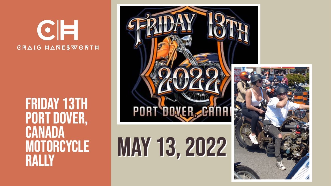 Friday 13th Motorcycle Rally - Port Dover, Ontario Canada - YouTube