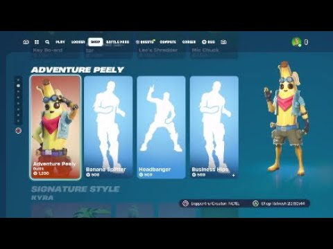 New Fortnite shop 21th December, Adventure Peely Skin, Kyra Bundle, Par ...
