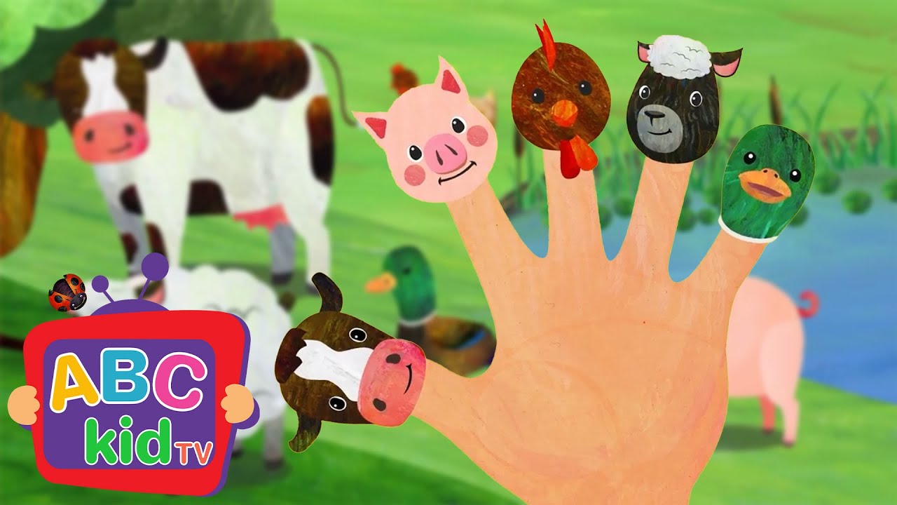 Finger Family Farm Animals | ABC Kid TV Nursery Rhymes & Kids Songs ...