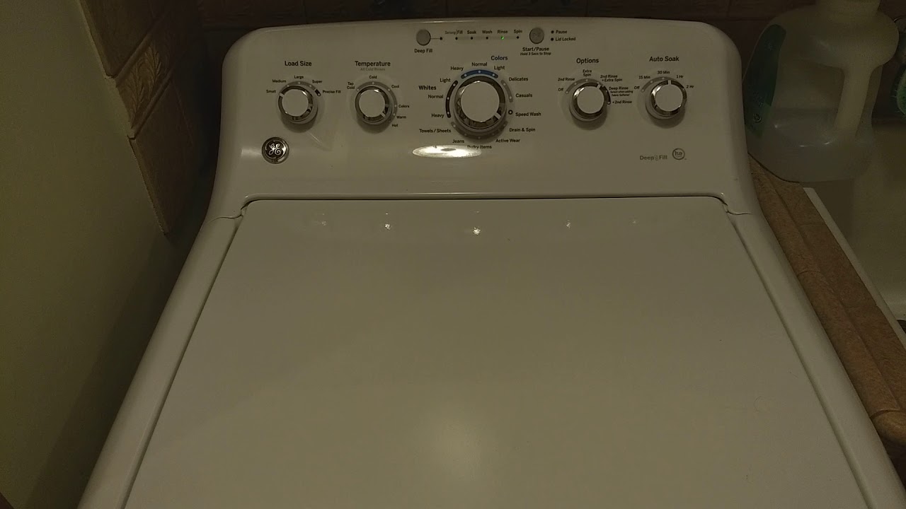 GE Washer Fail 2 - YouTube