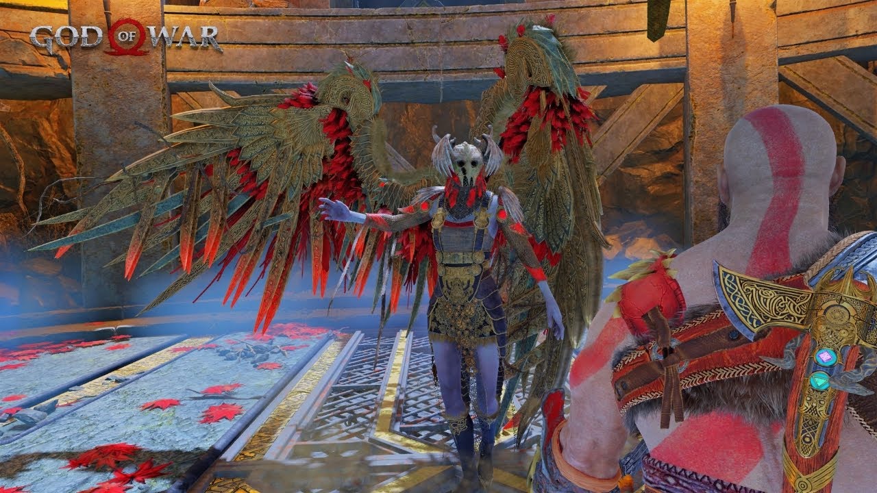 God of War - Geirdriful Valkyrie Boss Fight | GMGOW | No Damage - YouTube