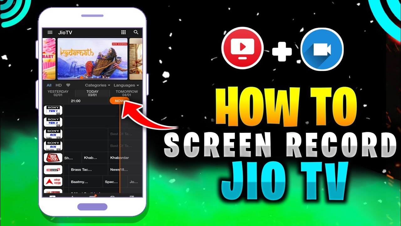 HOW TO SCREEN RECORD IN JIO TV 2021 || JIO TV SCREEN RECORD PROBLEM ...