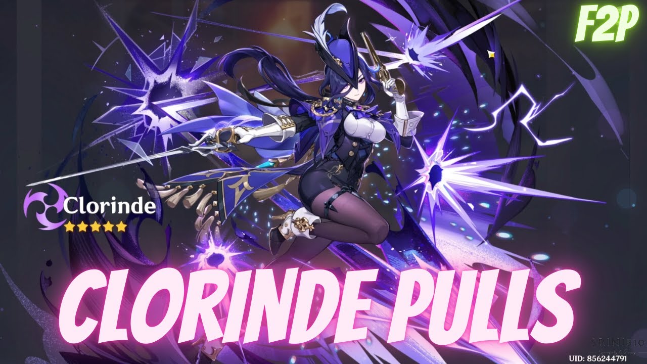 Clorinde Pulls F2P Genshin Impact - YouTube
