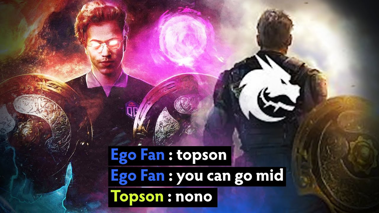 Topson gives up MID for this TI Winner then shows who the Real Alpha is ...