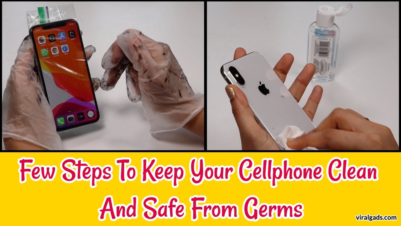 Simple Solution to Keep Your Cellphone Clean And Safe from Germs - YouTube