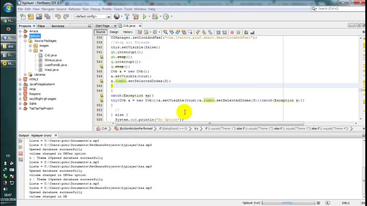 JAVA MP3 PLAYER v 1.0 - YouTube