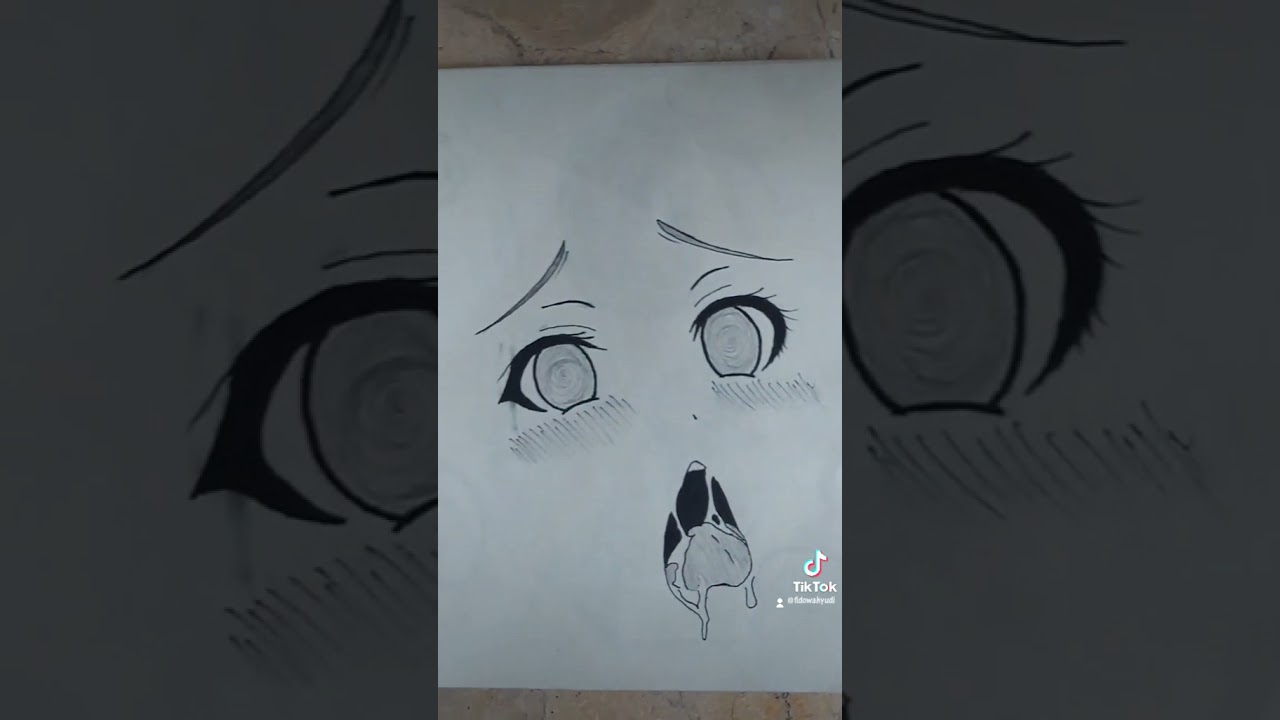 Drawing ahegao face - YouTube