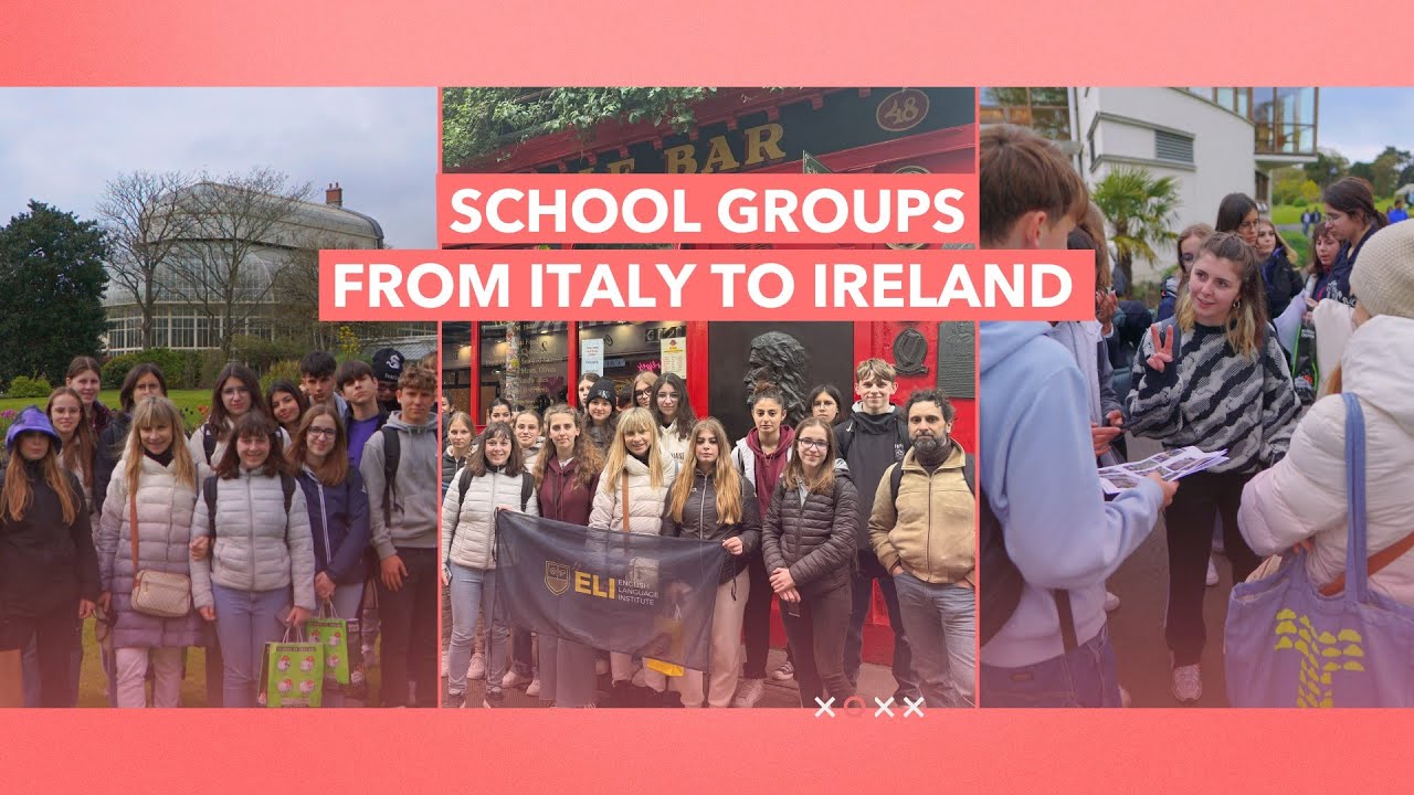 Italian Group Leader Recommends ELI Schools for English Course in Dublin - YouTube
