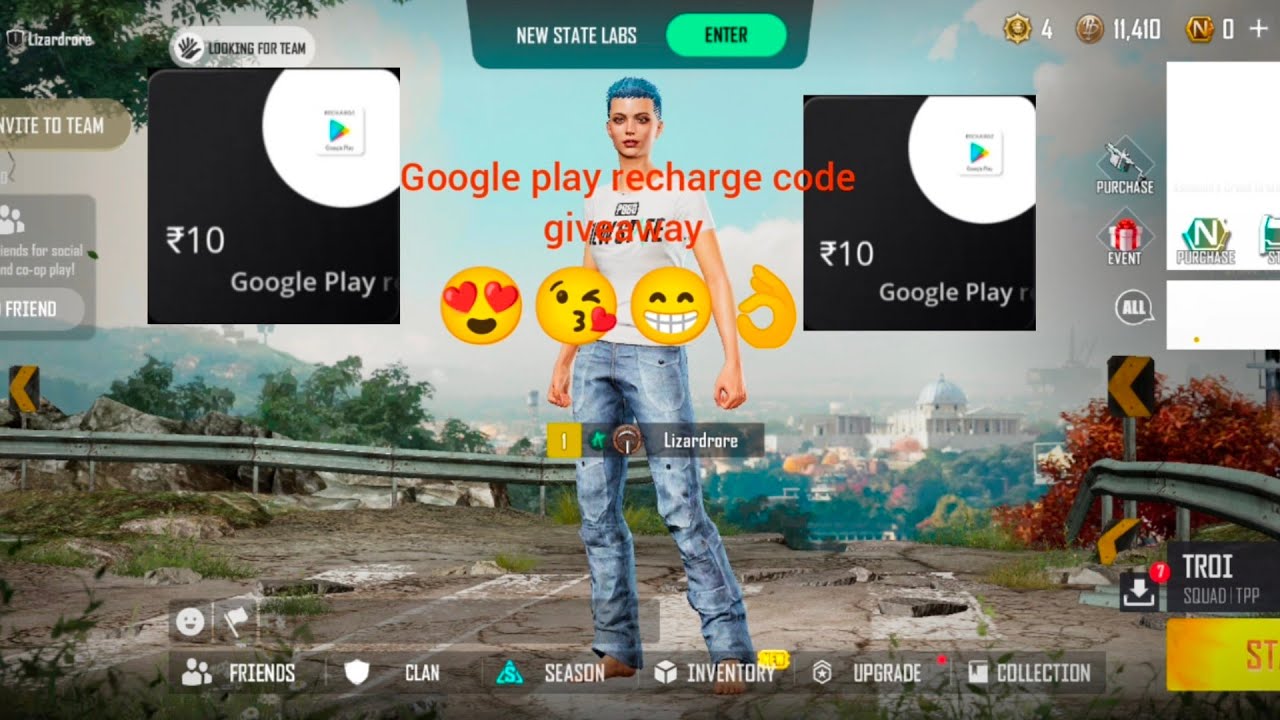 Google play recharge code giveaway||bgmi free uc giveaway|| amazone pay ...