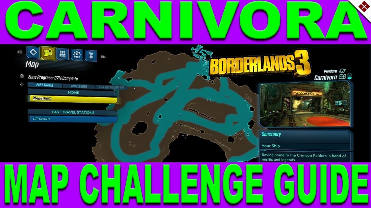 Borderlands 3 Carnivora Challenge Guide on Pandora with Eridian ...