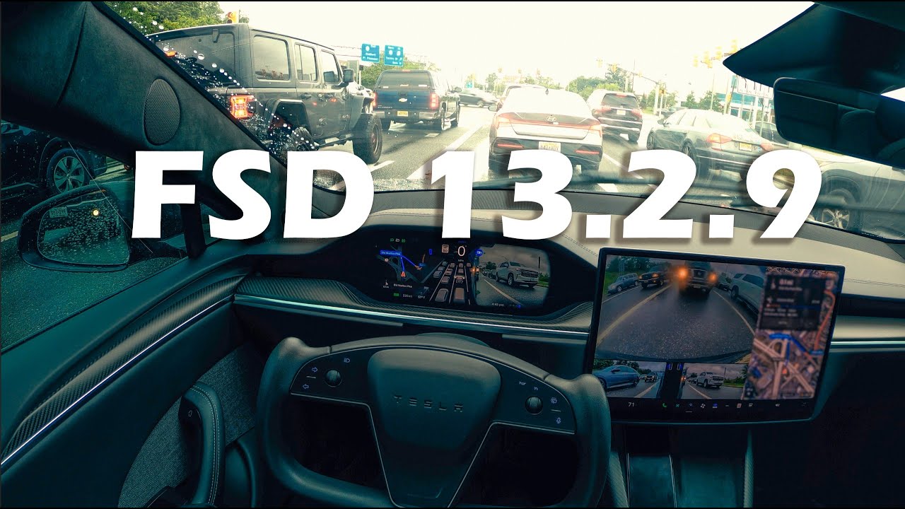TESLA FSD 13.2.9 First Impressions! - YouTube