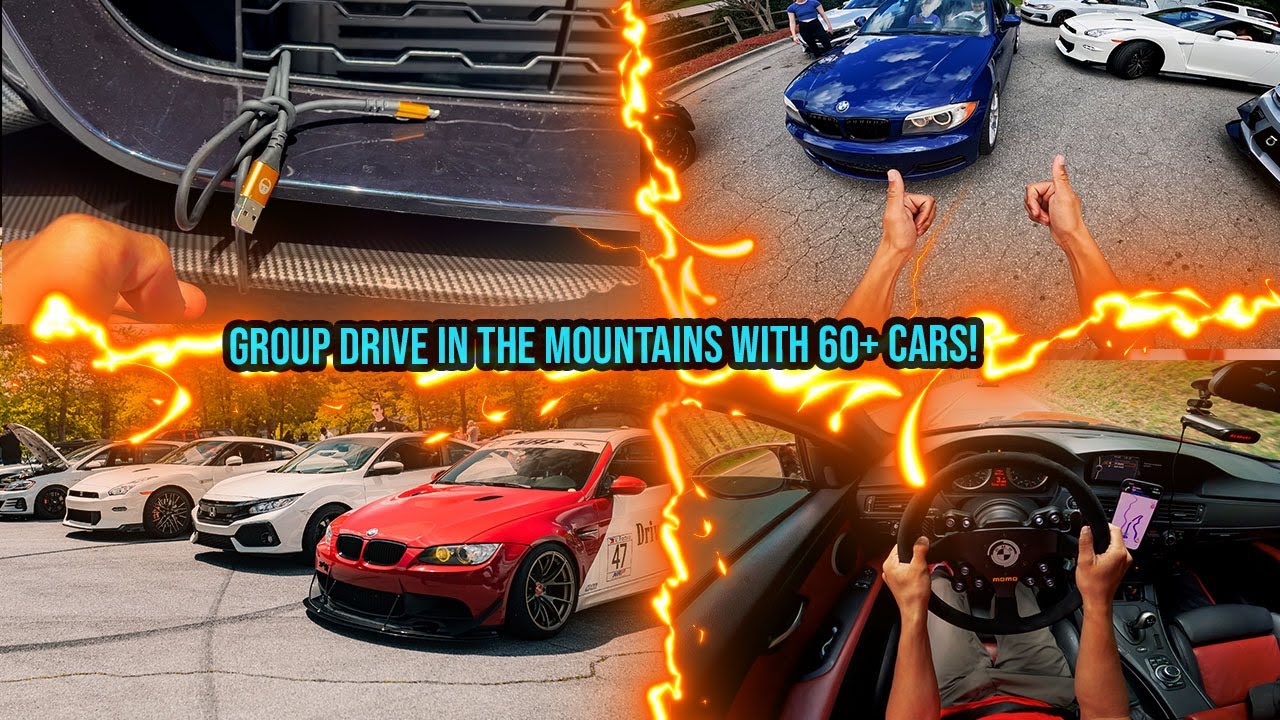 I HOSTED A GROUP DRIVE AND 60+ CARS SHOWED UP! | Vlog #02 - YouTube