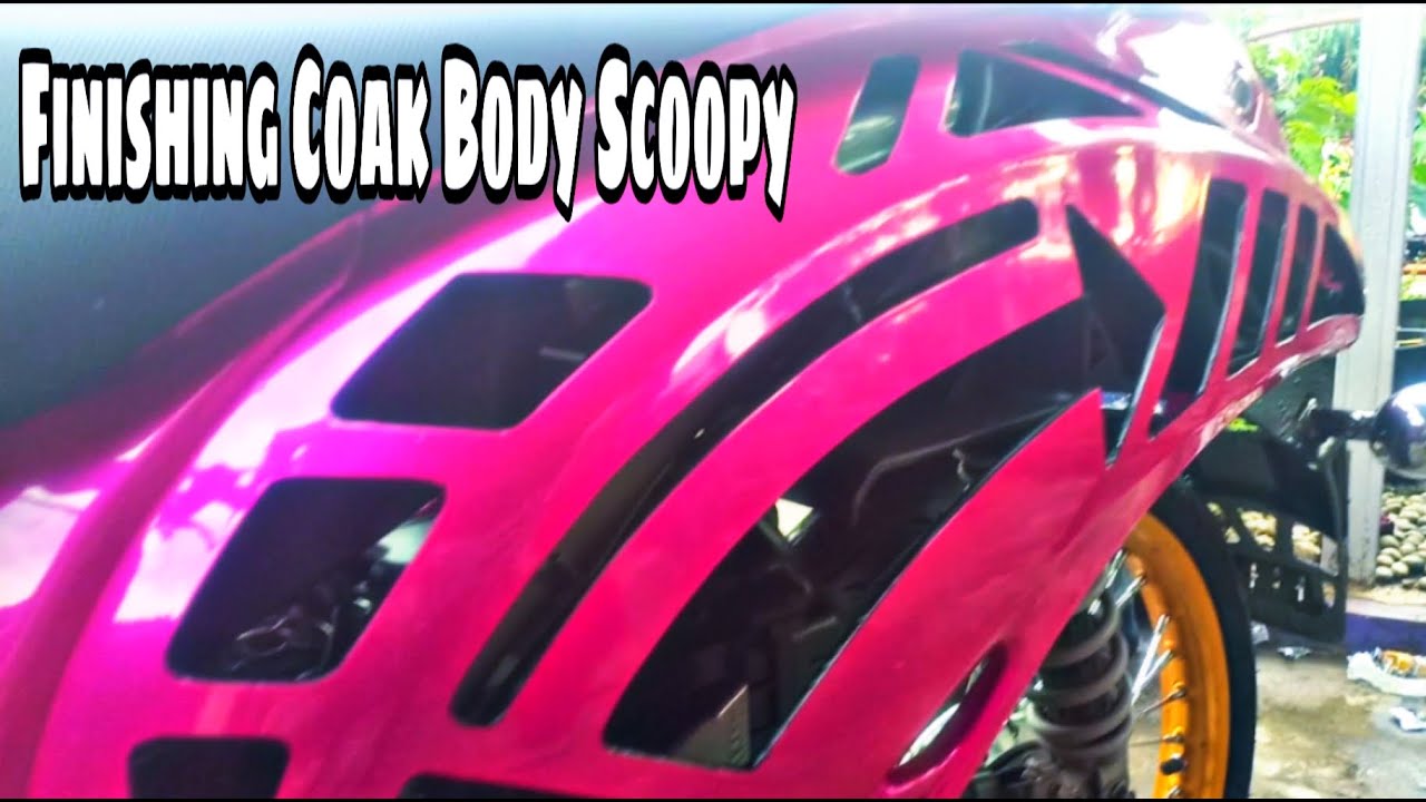 Finishing Coak Body Scoopy - YouTube