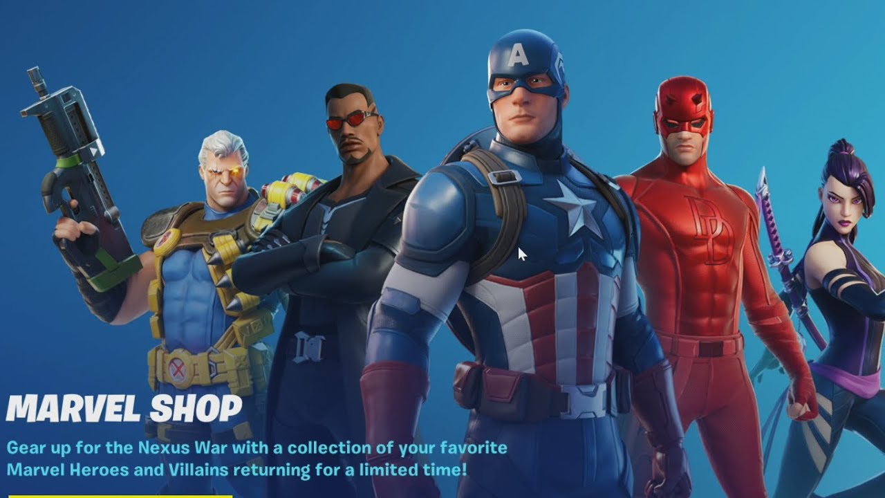 MEGA MARVEL BUNDLES are Back in Fortnite Item Shop - YouTube