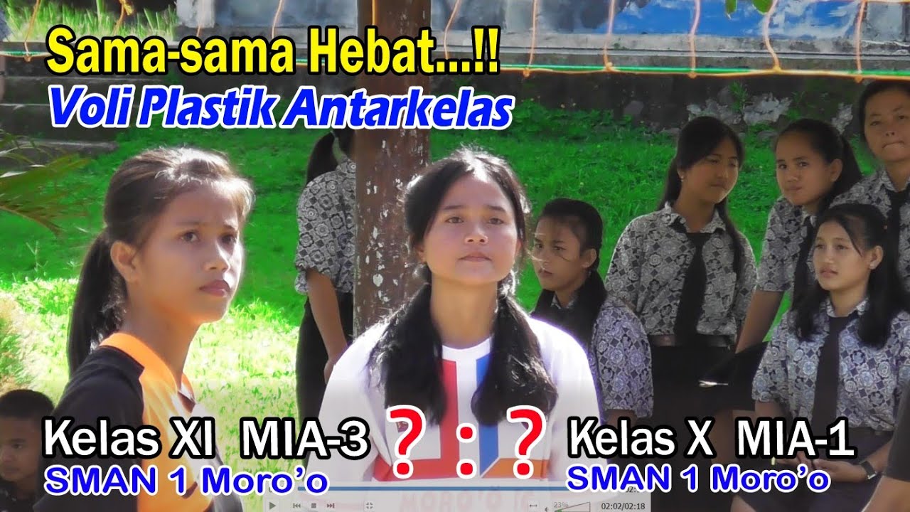 🔴 Luar Biasa... Sama-sama Hebat Voli Plastik XI MIA-3 Vs X MIA-1 ...