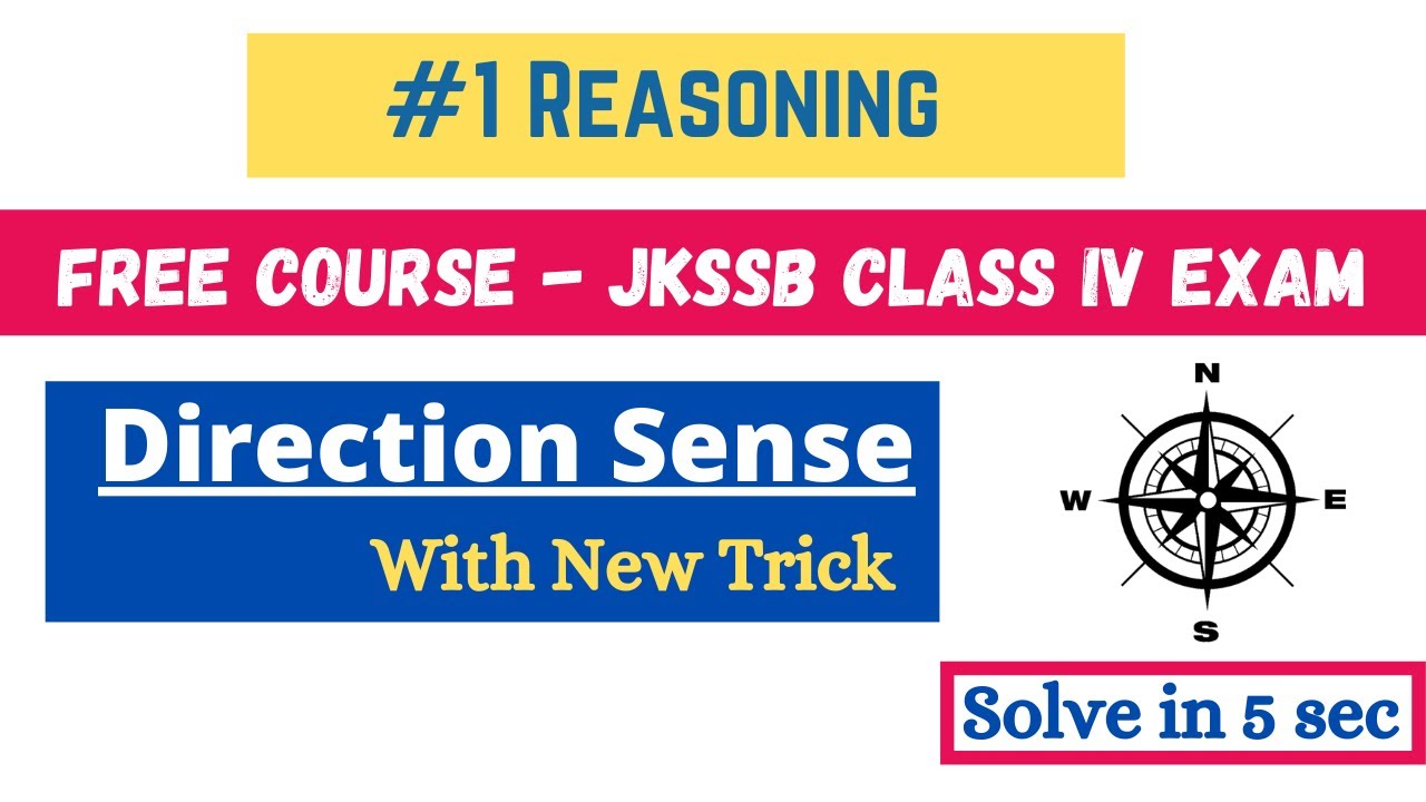 Direction Sense for jkssb class IV exam - direction sense (jkssb, class ...