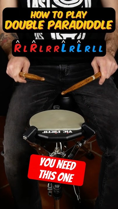 How to play a DOUBLE PARADIDDLE 🥁 (Quick and Easy) - YouTube