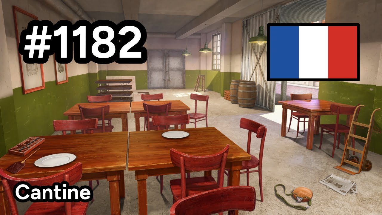 #1182 🇫🇷 (📕5-📄27-2) - Cantine - June's Journey - YouTube