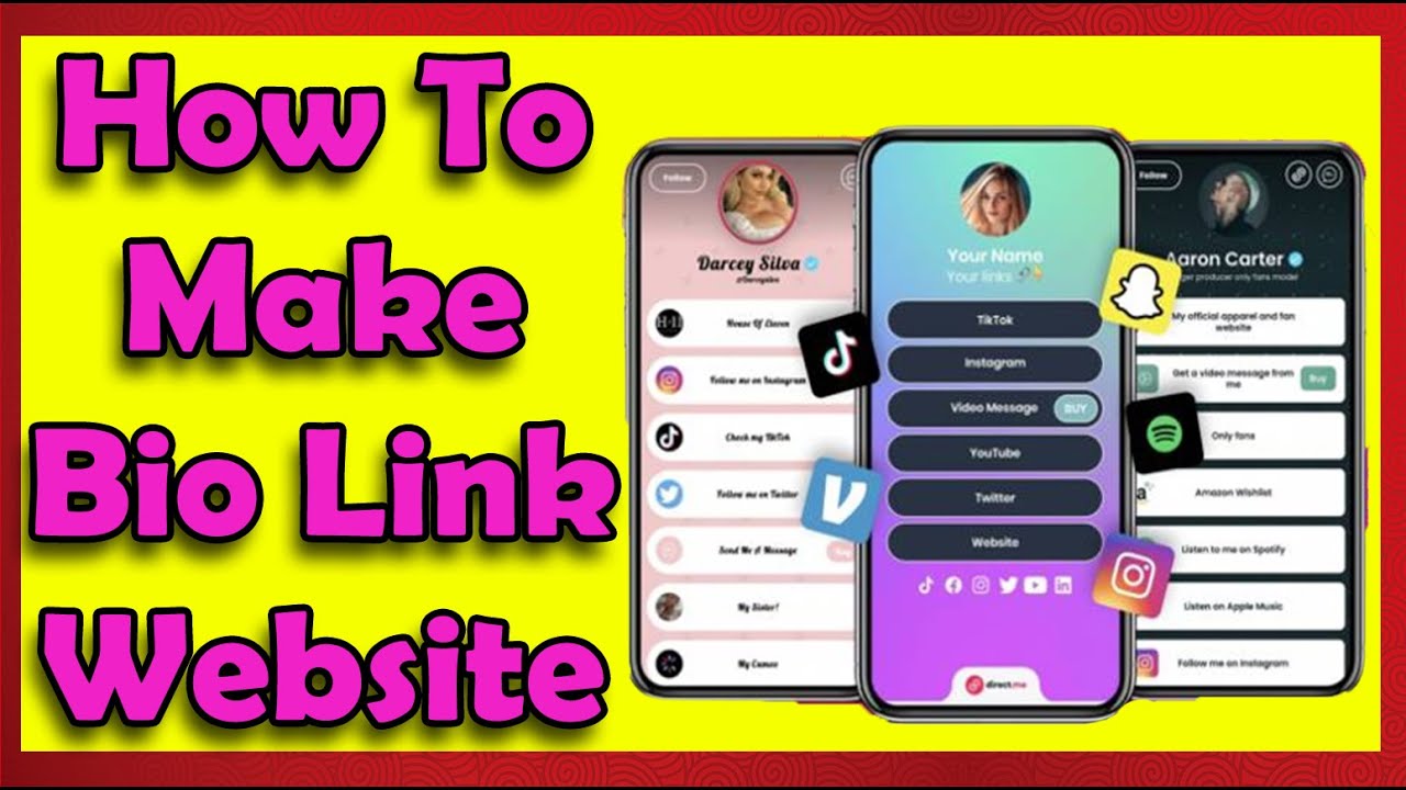 How To Make Bio Link Website In A Few Easy Steps 2023 - YouTube