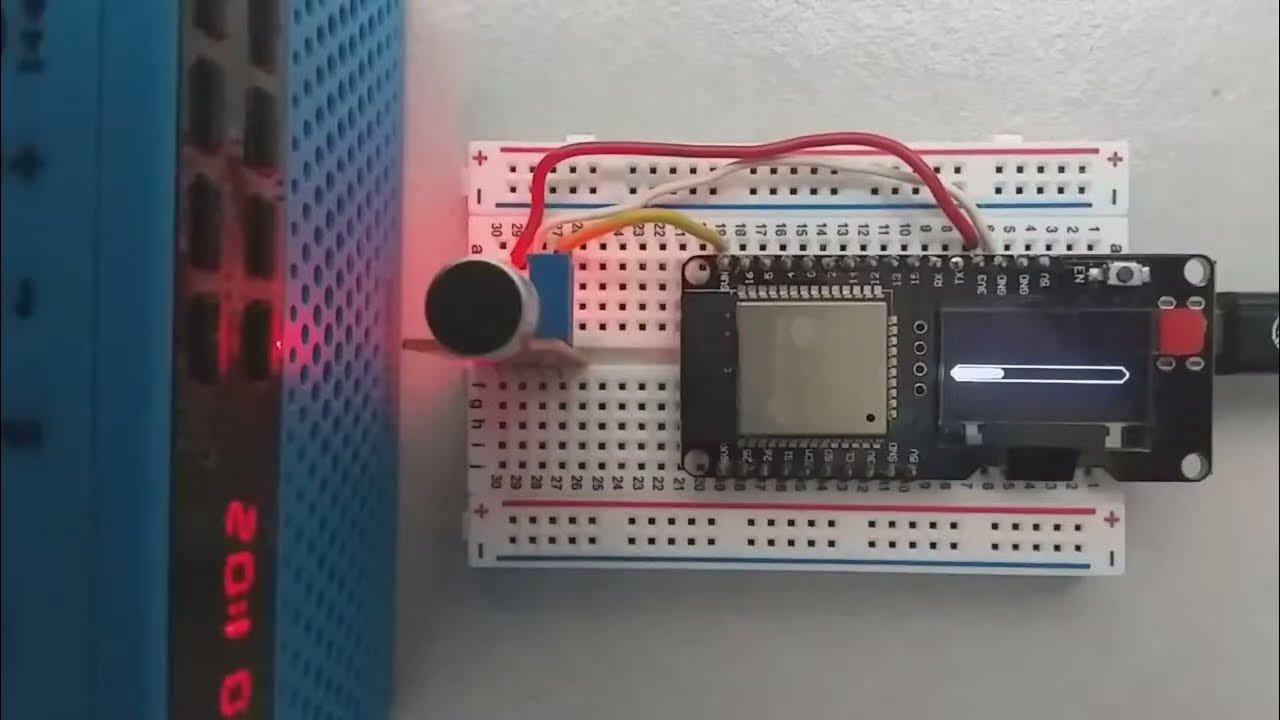 VU Meter using ESP32 with OLED and microphone - YouTube