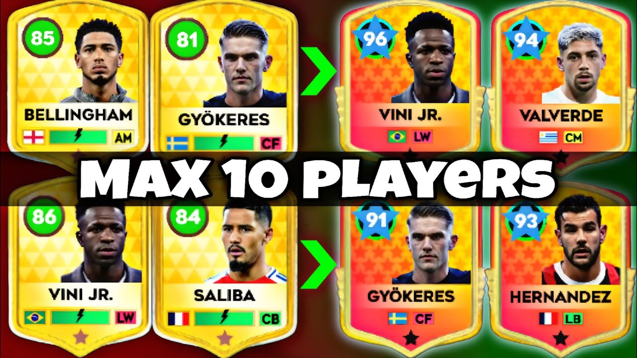 Max Out 10 Players in DLS25 – Using 100 Upgrade Cards! - YouTube