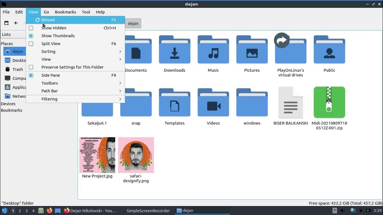 Lubuntu 21.04 02 - File Manager (PCManFM-Qt File Manager) - YouTube
