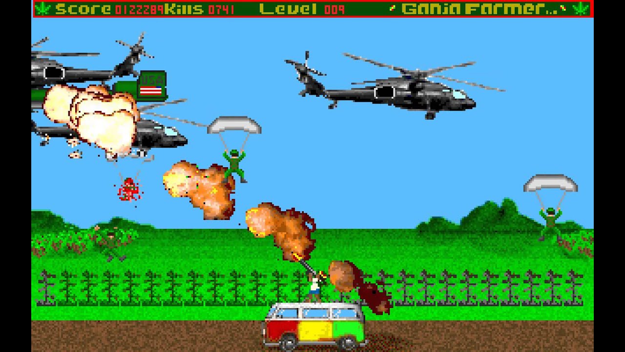 DOS Game: Ganja Farmer - YouTube
