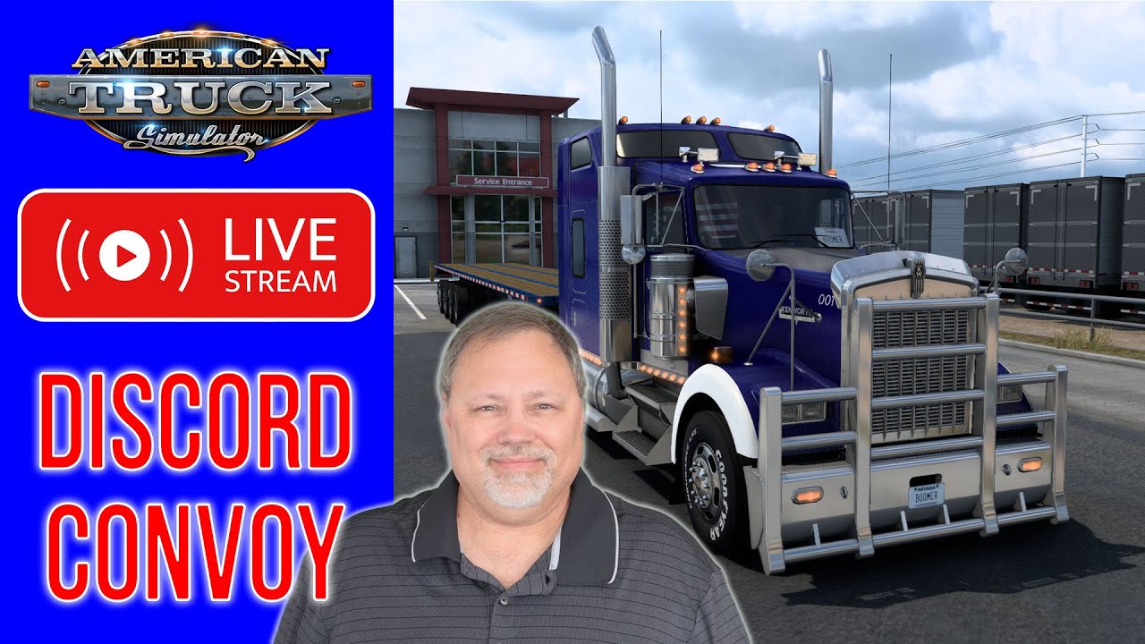 American Truck Simulator Discord Convoy Live Stream Replay - YouTube