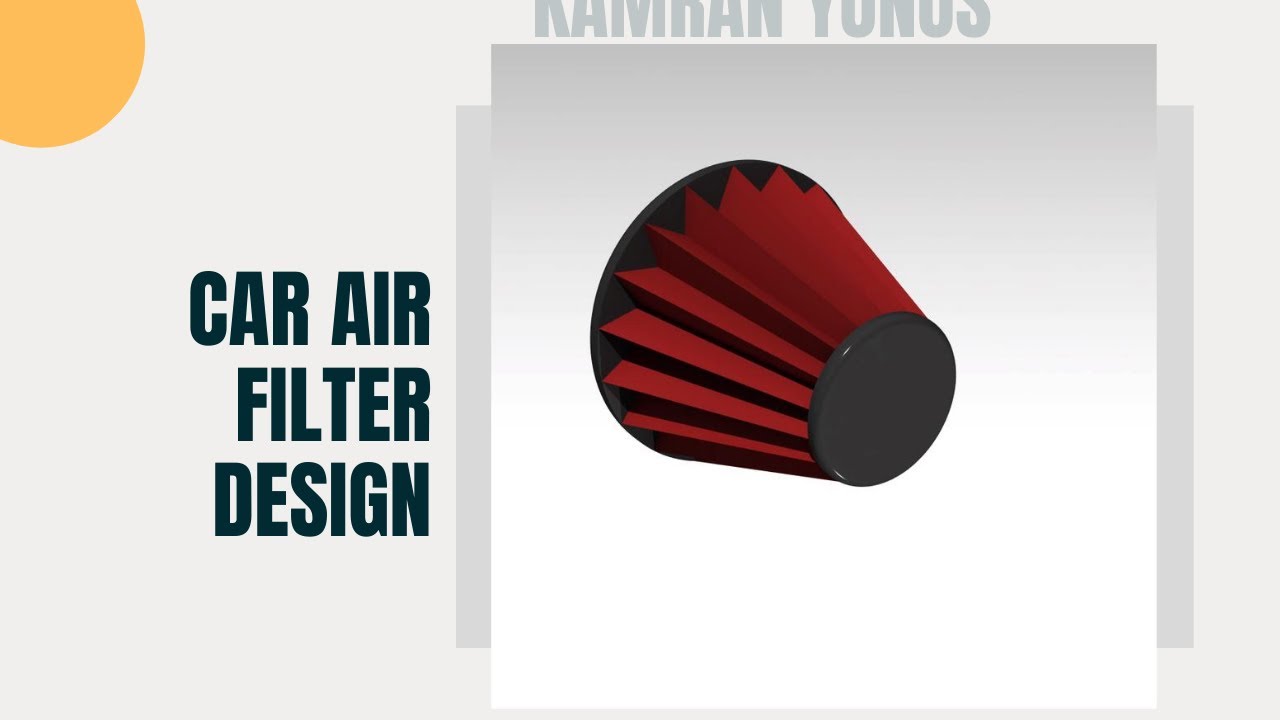 CATIA V5 - AIR FILTER | MULTI SECTIONS SOLID | - YouTube