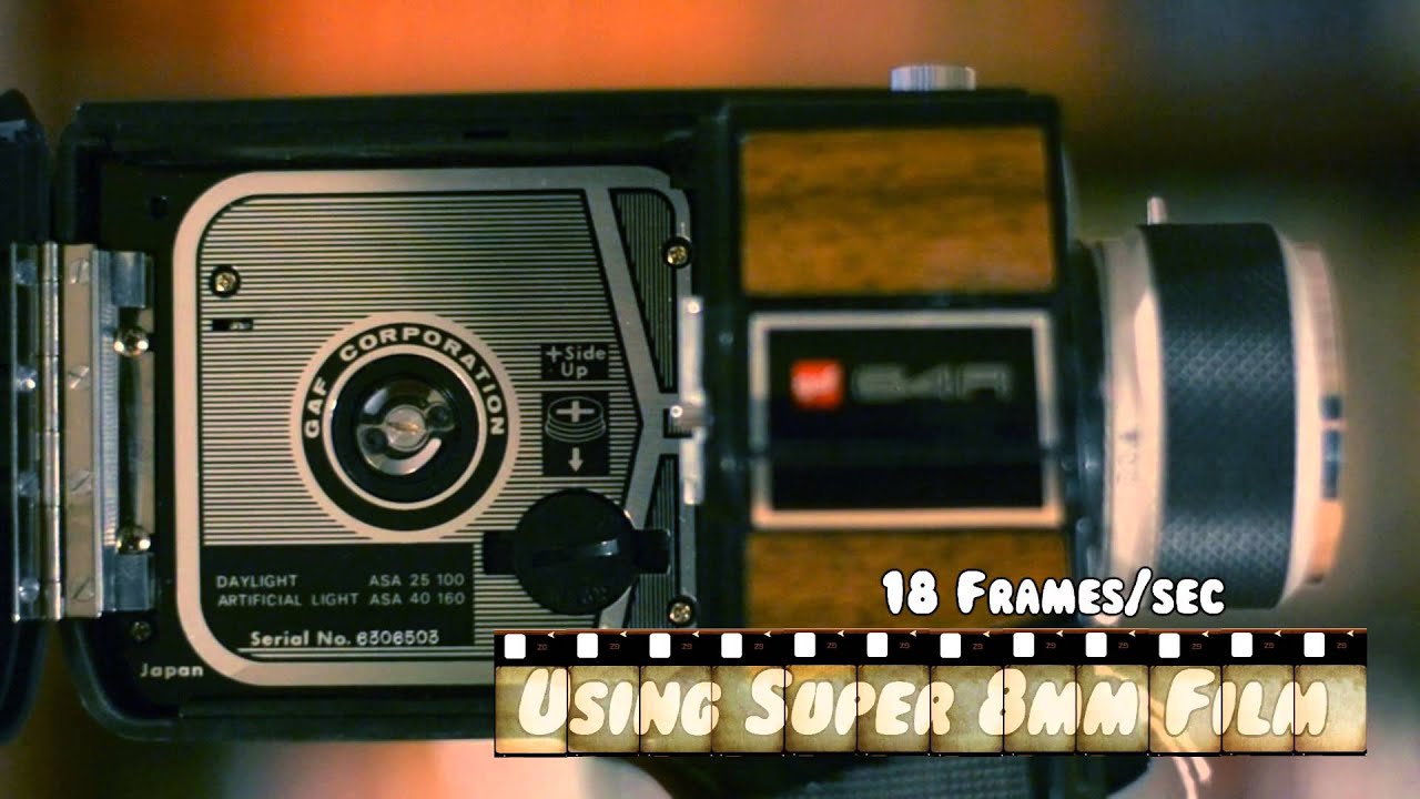 GAF 64R Super 8 Camera Review - YouTube