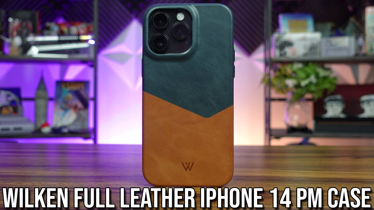 Wilken Leather Wrapped Case for iPhone 14 Pro Max - YouTube