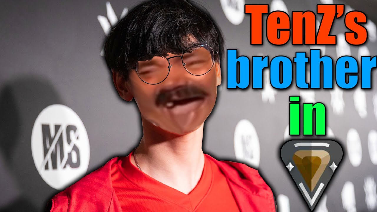 We found the brother of TenZ in BRONZE! - Valorant Funny moments - YouTube