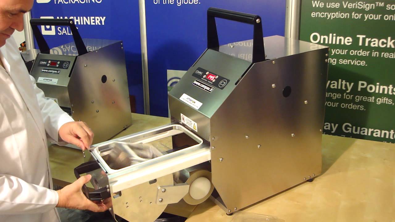 Compac C3 Tray Lidding Machine - YouTube