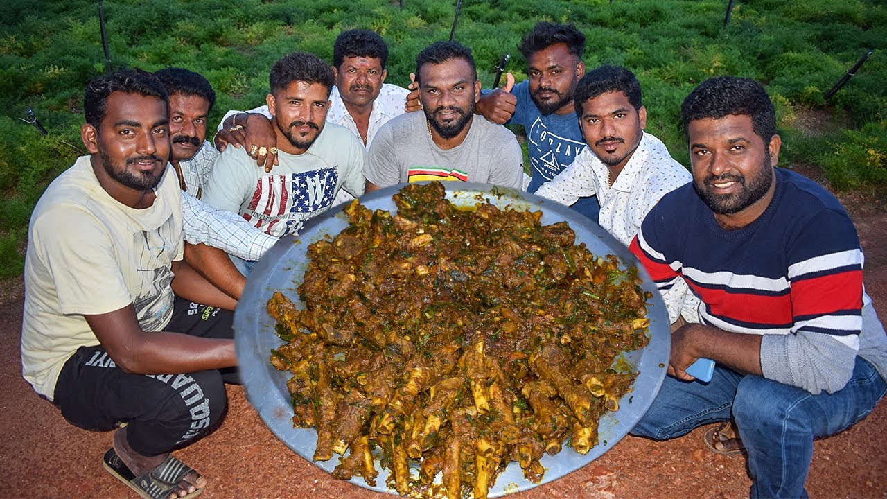 Mutton Nalli Fry | Mutton Bone Marrow | Best Mutton Recipes | Nati ...