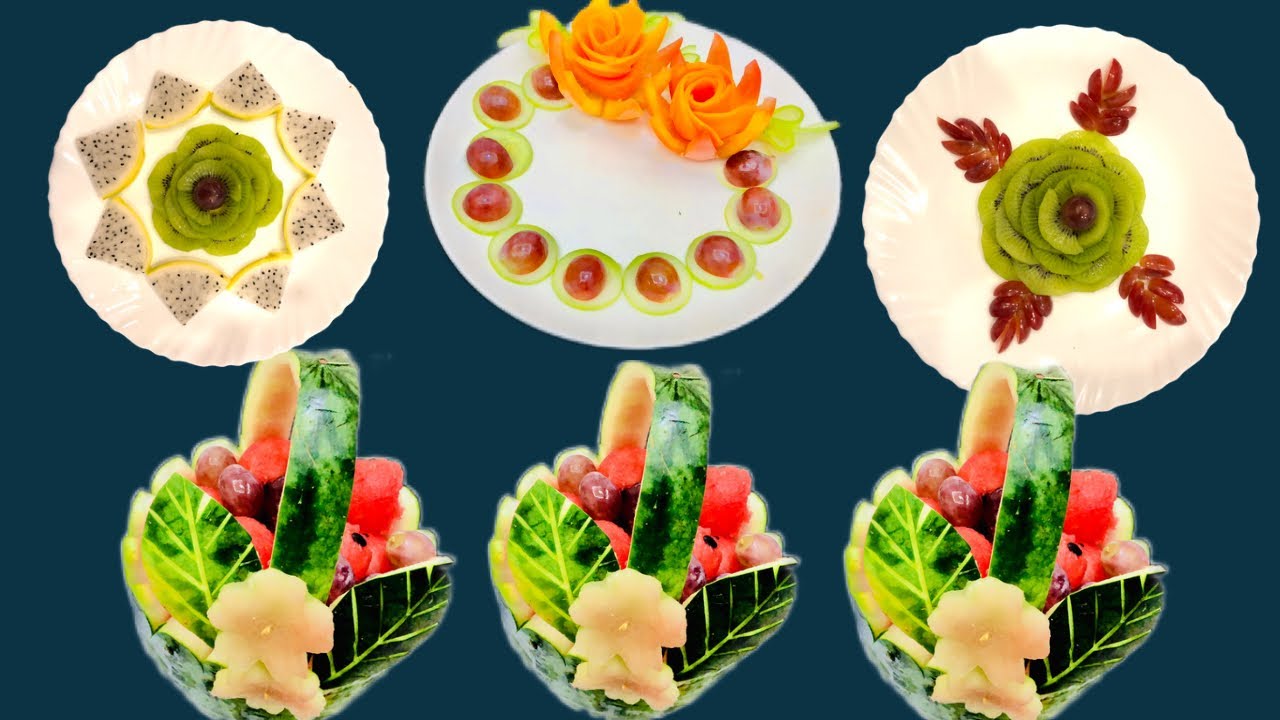 The best collection Fruit Decoration /Fruit Decoration / Fruit Art ...