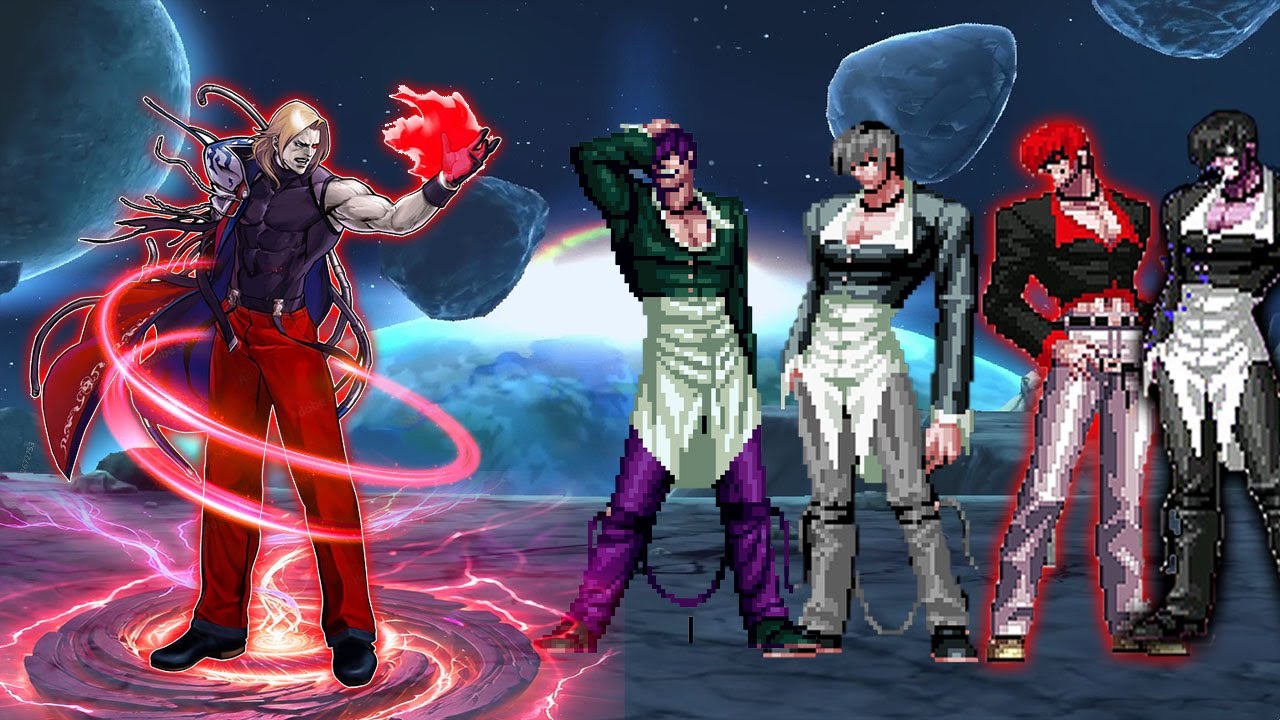 [Mugen KOF] Legend Lord Rugal Vs Yashiro Nanakasi Team And Iori ...