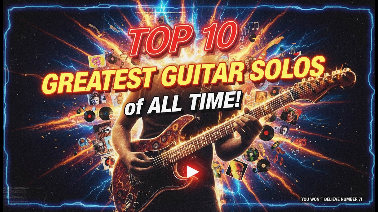 🎸 Top 10 Greatest Guitar Solos of ALL TIME (You Won’t Believe #1 ...