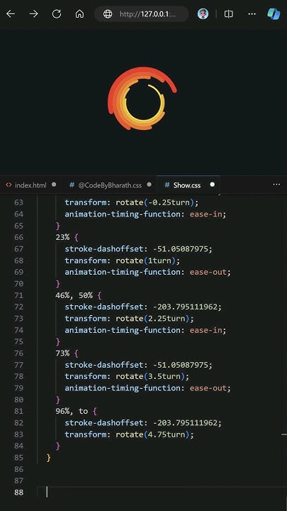 Day 061 😍 Css Loader Animation Coding Frontend Programming Cssprojects Css