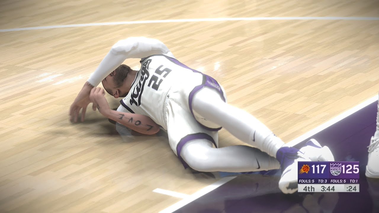 Alex Len injury vs Suns - YouTube