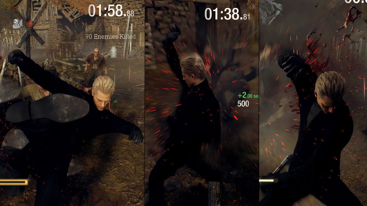 Resident Evil 4 Remake Albert Wesker Updated Mercenaries Animations ...