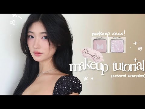 everyday SCHOOL makeup tutorial 🪽 *easy for beginners