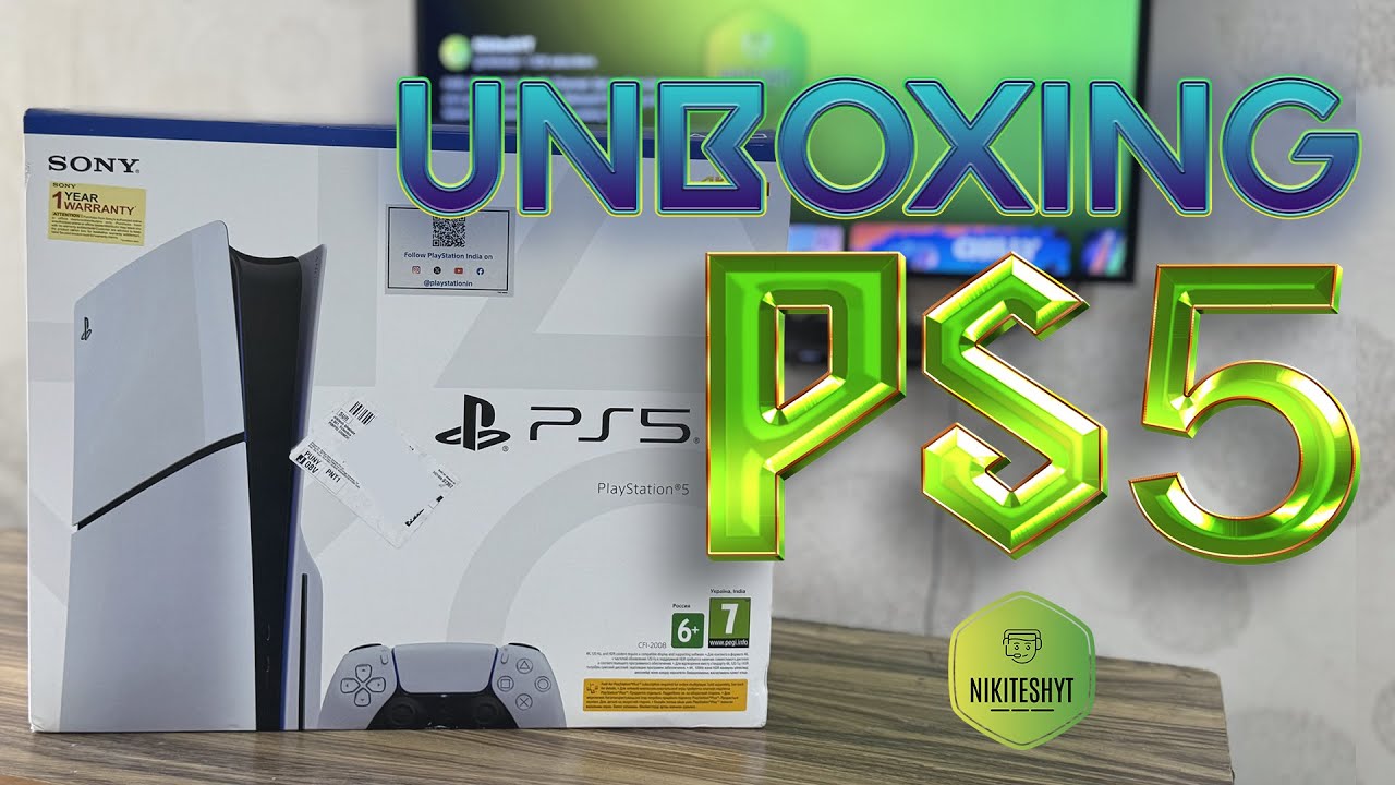 🔴 Playstation 5 Slim Unboxing | My first ever unboxing video. | PS5 ...